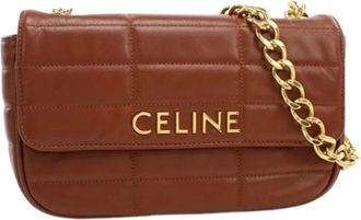 Celine Sac bandouli&egrave;re vintage Pre-owned - Femme - Pre-owned - Brun - Taille: ONE Size