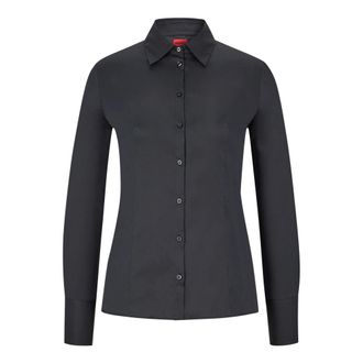 HUGO BOSS Figurbetontes Hemd - - Blouses & Shirts - Damen - Schwarzk - XS