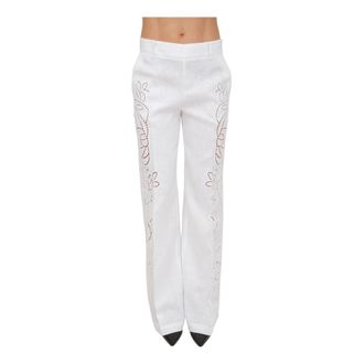 Ermanno Scervino Damen, Hosen, Wei&szlig;, SGr&ouml;&szlig;e