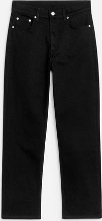 Arket JADE Cropped Slim Jeans -Schwarz