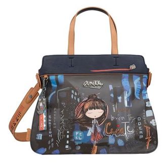 Anekke Contemporary 2 Handle Shoulder Bag Multicolor