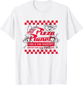 Disney Pixar Toy Story Pizza Planet Food & Fun Retro Logo T-Shirt