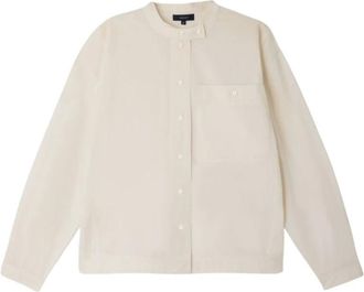 SOEUR Soeur, Femme, Blouses et Chemises, Beige, Taille: 38 FR Chemise Chypre Popeline