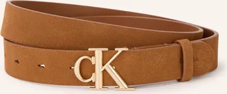 Calvin Klein Lederg&uuml;rtel braun
