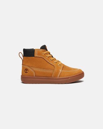 Timberland Halbhoher Lissabon Street Sneaker mit Rei&szlig;verschluss f&uuml;r Jugendliche in Gelb, Gelb, Gr&ouml;&szlig;e