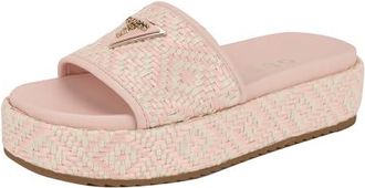 Guess Femme Longoh Sandale, Rose Clair Blanc 680, 38 EU
