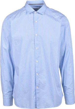 Tintoria Mattei Homme, Chemises, Bleu, Taille: 4XL Cotton Shirt