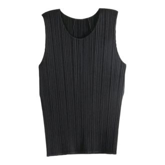 Issey Miyake Basics Tank Top - - Tops - Damen - Schwarzk - 2XL