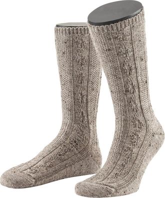 Lusana Trachtensocken aus Merinowolle in