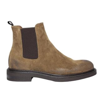 Marco Ferretti Vintage Wildleder Schuhe im Rock-Stil - - Shoes - Herren - Braun - 43 EU