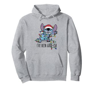 Disney Lilo & Stitch Christmas Stitch Ive been Good-Ish Pullover Hoodie