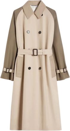 Max Mara Femme, Manteaux, Beige, Taille: 40 FR Trench Manteaux