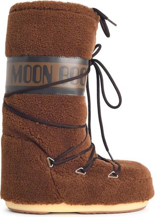 Moon Boot Brown Faux Fur Boot