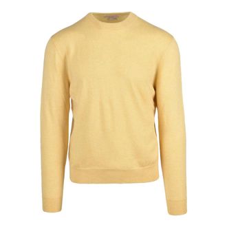 Daniele Fiesoli Pullover Rundhals - - Knitwear - Herren - Gelb - 2XL