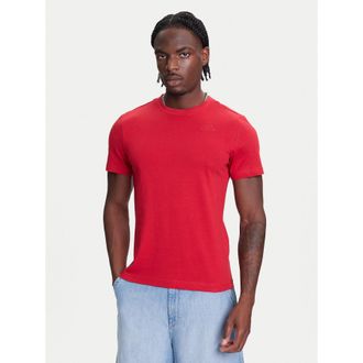 Kappa T-Shirt Logo Korpo Cafers 304J150 Dunkelrot Slim Fit