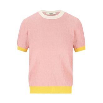 Fendi Damen, Strickwaren, Rosa, XSGr&ouml;&szlig;e