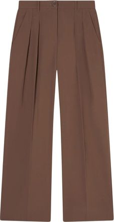 A|X Armani Exchange Femme, Pantalons, Brun, Taille: 32 FR Wide Pantalons