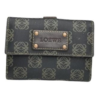 Loewe Pre-owned Leder Portemonnaie - - Pre-owned - Damen - Blau - ONE SIZE
