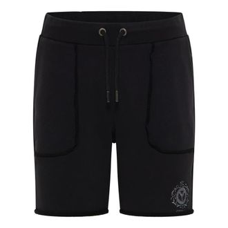 Carlo Colucci Oversize Sweat Short - - Shorts - Herren - Schwarzk - S
