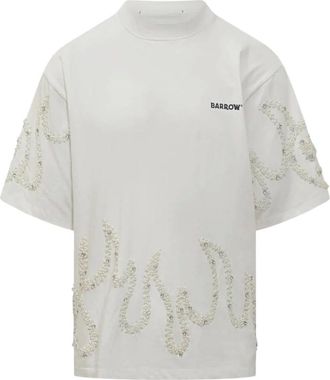 Barrow Barrow, unisex, Tops, Blanc, Taille: XS T-Shirt
