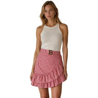 Balmain Femme, Jupes, Rouge, Taille: 38 FR Short Skirts