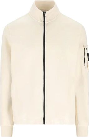 Stone Island Homme, Pulls, Beige, Taille: XL Zip Up Cardigan