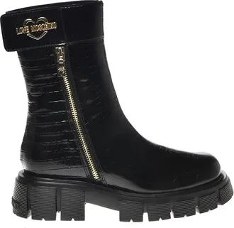 Love Moschino Pollini Schnürer Bordeaux 41 EU