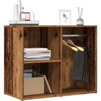 vidaXL Vidaxl - Armoire de dressing vieux bois 80x40x65 cm bois dingénierie