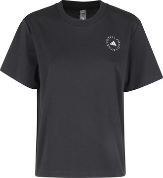adidas by Stella McCartney Femme, Tops, Noir, Taille: 40 FR Regl Tee