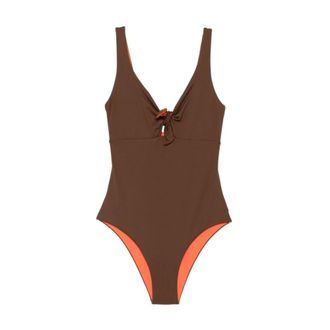 Fisico Femme, Maillots de bain, Brun, Taille: 42 FR Maillot de bain une pi&egrave;ce