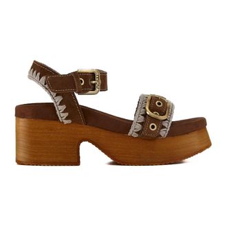 Mou Femme, Chaussures, Brun, Taille: 38 EU Legno High Heel Sandales