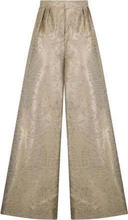 Alberta Ferretti Femme, Pantalons, Beige, Taille: 42 FR Pantalons