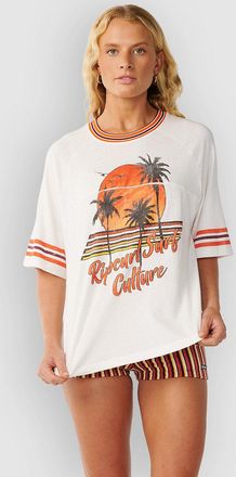 Rip Curl Surf Culture Crop Oversize T-Shirt bone