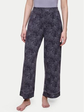 Triumph Pyjamahose Aura Spotlight 10222614 Grau Relaxed Fit