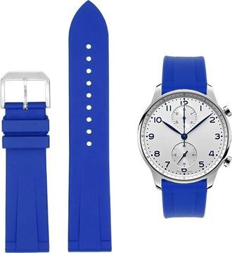 Generic Fluorkautschuk-Uhrenarmband f&uuml;r Pilot Portofino Band f&uuml;r Armband Schnellverschlussarmband 20mm 22mm