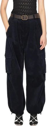 Sea NY Carrett Corduroy Cargo Hose - - Trousers - Damen - Blau - S