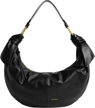 Coccinelle Femme, Sacs, Noir, Taille: ONE Size Furoshiki Large Shoulder Bag