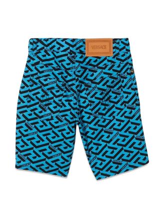 Versace Cotton Bermuda Shorts - Multicolor