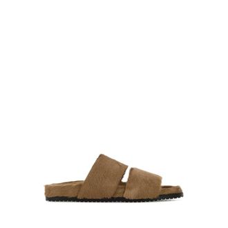 Dolce & Gabbana Casual Fur Sandalen - - Shoes - Herren - Braun - 41 EU