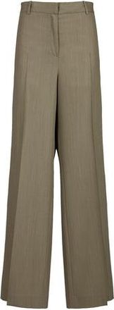 Calvin Klein Pantalon droit &agrave; plis en laine m&eacute;lang&eacute;e