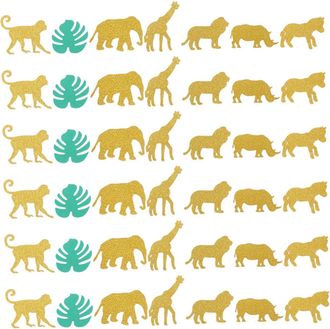 BESPORTBLE 200 St&uuml;ck Tierkonfetti aus Papier Bunte Tischdekoration f&uuml;r Babyparty Geburtstag Gender Reveal Langlebiges Party Konfetti f&uuml;r Drinnen und Drau&szlig;en