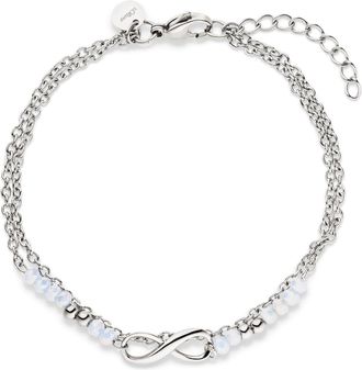 s.Oliver Bracelet - Elegantes Armband aus poliertem Edelstahl - silber - Ankerkette verstellbar bis 21 cm - wasserfest & hautfreundlich