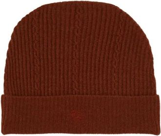 Etro Etro Caps & Mützen - Ribbed Burgundy Beanie Hat - Gr. ONE SIZE - in Rot - für Damen
