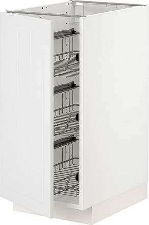 IKEA METOD Unterschrank mit Drahtkörben