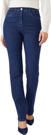 Damart Jean 5 Poches, 3 statures Femme Bleu Imprimé Taille 42