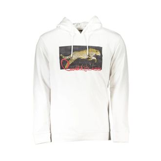 Cavalli Eleganter Langarm-Sweatshirt Wei&szlig; - - Sweatshirts & Hoodies - Herren - Wei&szlig; - 2XL