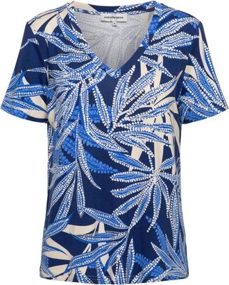 &Co Woman V-Ausschnitt Oberteil - - Tops - Damen - Blau - 2XL