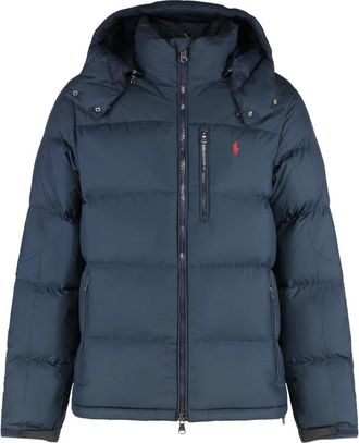 Polo Ralph Lauren Homme, Vestes, Bleu, Taille: S Doudoune &agrave; Capuche