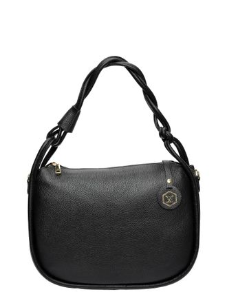Luisa Vannini Schwarz Rindsledertasche