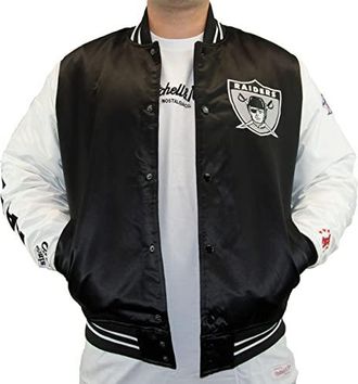 Mitchell & Ness M&N Varsity Satin Veste - NFL Oakland Raiders